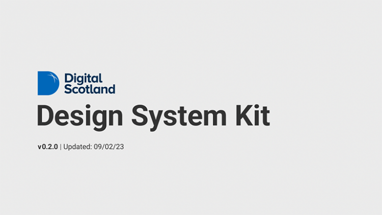 Digital The Digital Scotland Design System kit for Figma - Digital