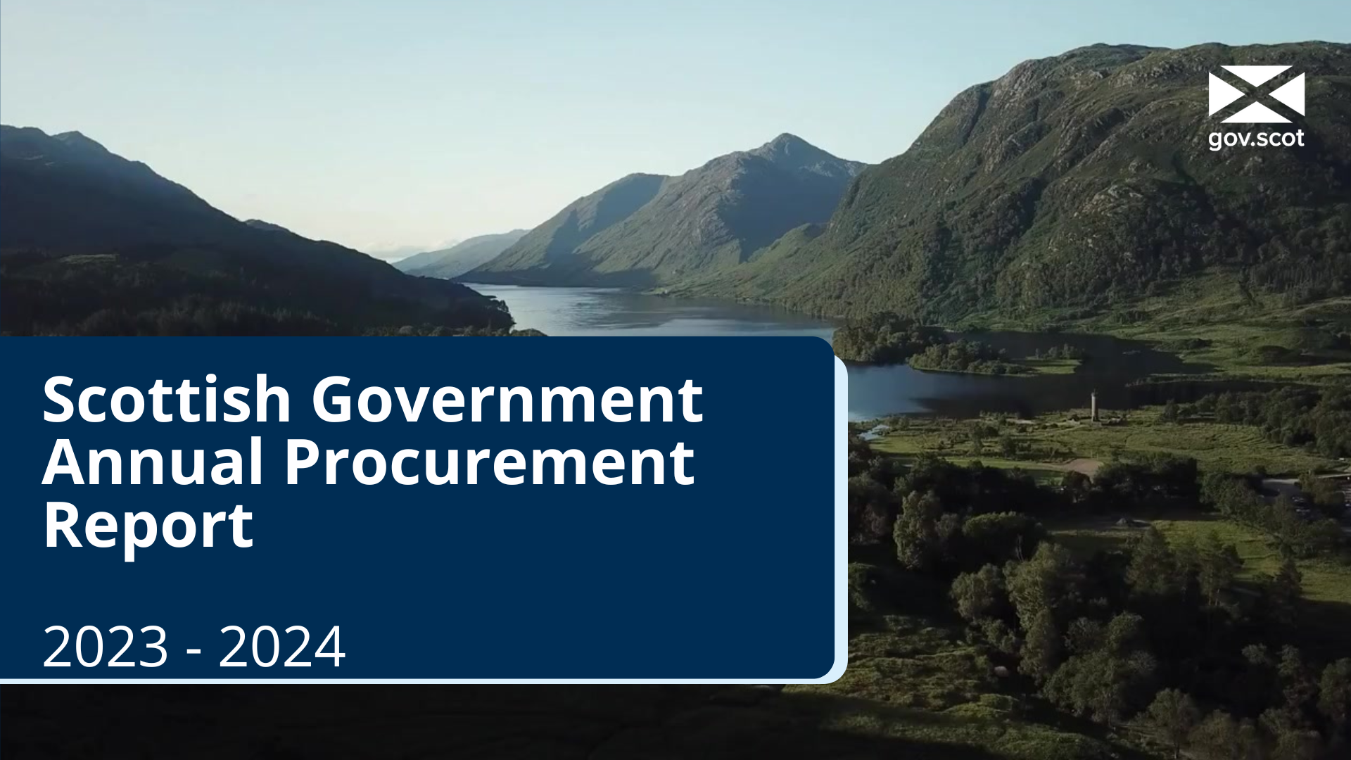 Public Procurement and Property Scottish Government Annual Procurement ...